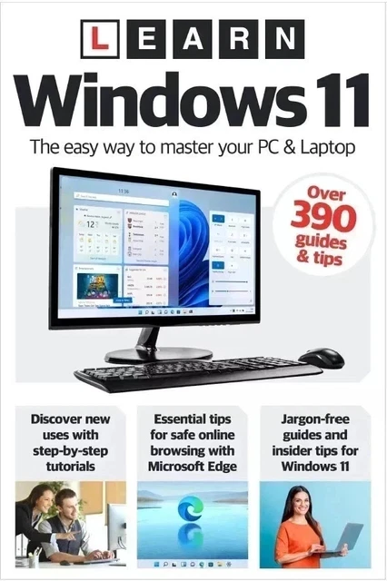 LEARN WINDOWS 11 - The Easy Way to master your PC & Laptop eBook £5.99 ...