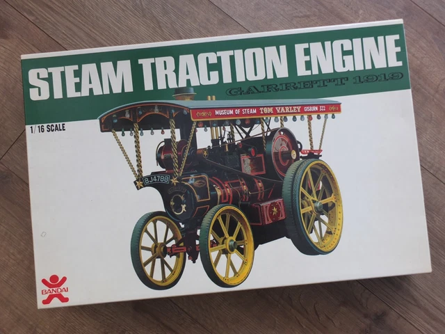 BANDAI 8026 - Garrett 1919 Steam Traction Engine Very Rare 1/16 Scale ...