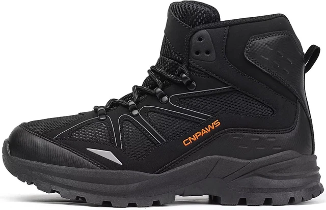 CNPAWS MENS WATERPROOF Hiking Boots Non Slip Lightweight Black 11 5 £47 ...