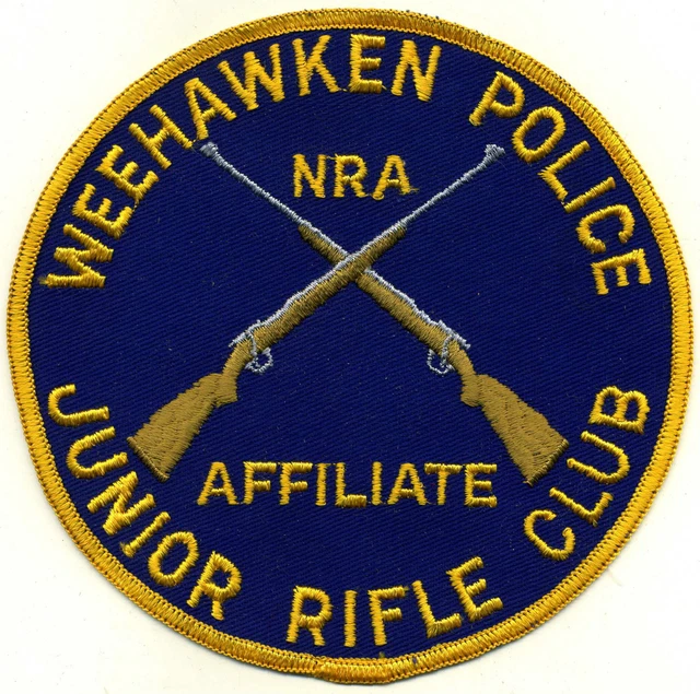 WEEHAWKEN POLICE JUNIOR Rifle Club NRA Affiliate 6" New Jersey NJ ...