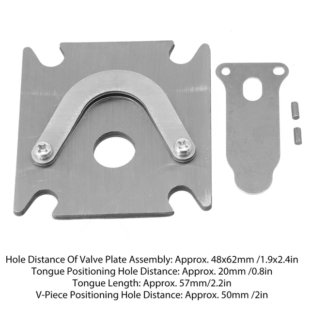 PLAQUE DE VANNE haute performance pour compresseur d'air 48 x 62 mm taille excel EUR 19,14 ...