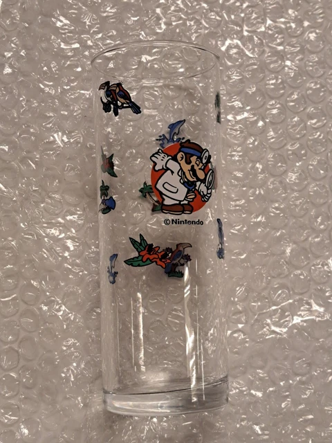 NINTENDO SUPER MARIO Dr Mario Vintage Collectible Glass Japan Rare $89. ...