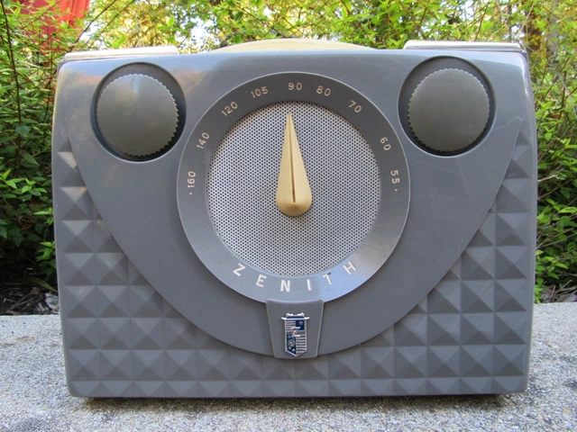 RARE ZENITH RADIO VINTAGE PORTABLE H401G tube NICE & THE ONLY ONE ...