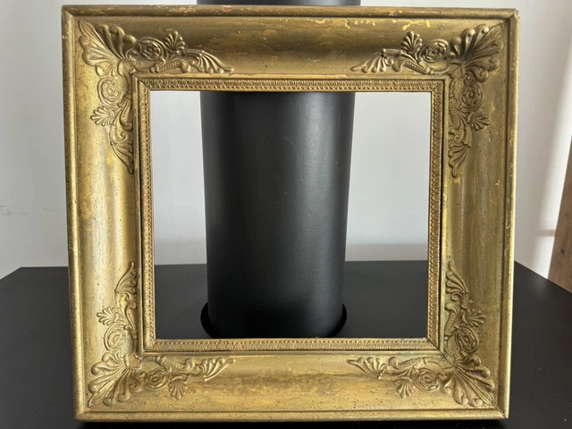 CADRE ANCIEN/CADRE DORÉ/OLD Frame Antique/19eme/Cadre Empire/23,5x21 ...