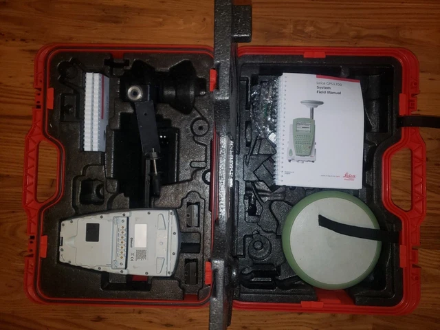 LEICA GPS1200 GPS survey equipment (ATX1230, RX1250) with case £1,550. ...