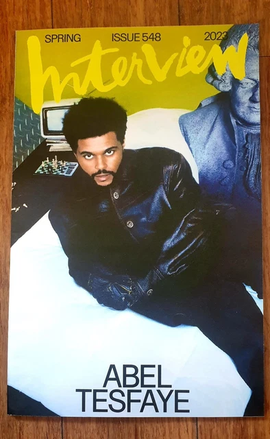 INTERVIEW MAGAZINE. ABEL Tesfaye. The Weeknd. Spring 2023. #548 EUR 12 ...