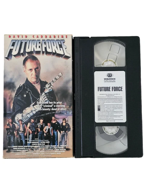 FUTURE FORCE (VHS, 1994) David Carradine, Robert Tessier, Anna Rapagna ...