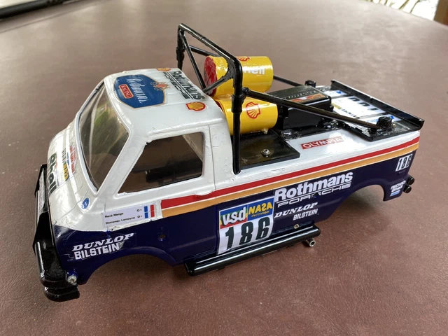 TAMIYA LUNCHBOX CUSTOM Body Shell Rothmans Porsche Support Truck £35.00 ...