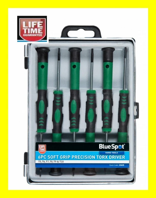 SET CACCIAVITI PRECISION Mini Torx T5 T6 T7 T8 T9 T10 tork coppia star ...