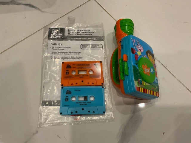 NICKELODEON DORA THE Explorer SINGING MACHINE Cassette Player Recorder ...