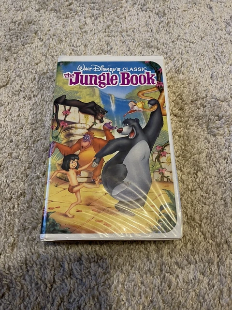 THE JUNGLE BOOK (VHS, 1991 Clamshell) Walt Disney Black Diamond The ...