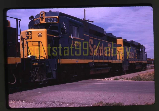 1963 LOCOMOTIVE ATSF Santa Fe GP30 #1276 @ Clovis comme neuve ...