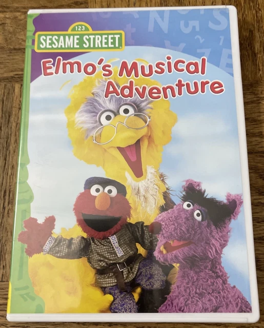 SESAME STREET ELMOS Musical Adventure DVD-Very Rare Vintage-SHIPS N 24 ...