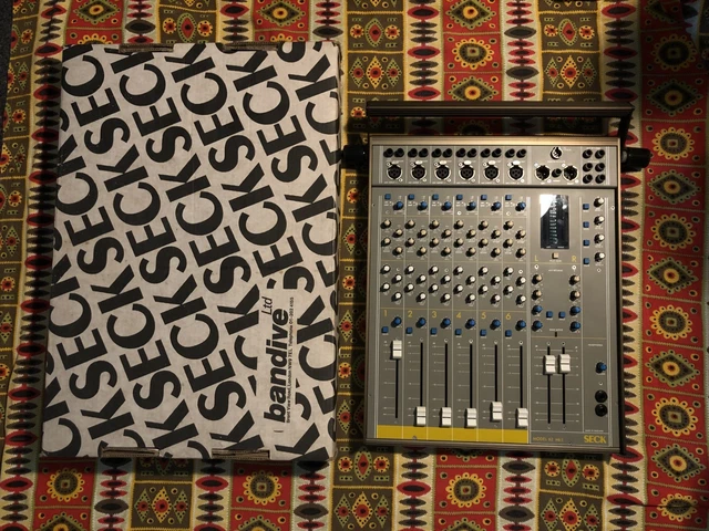 VINTAGE SECK MODEL 62 mk2, 1980s, British Analogue Mixer 6 channels £ ...