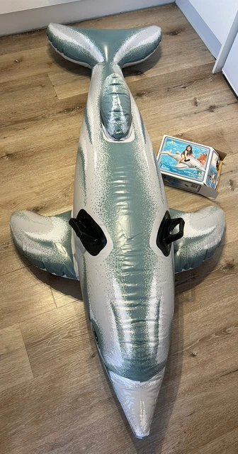 INTEX THE WET Set Ride On Dolphin Vintage 2000er 175cm x 66cm getestet ...