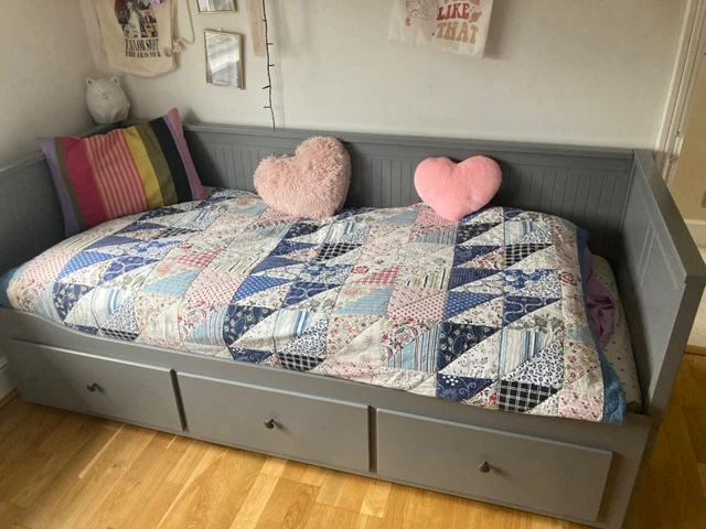 IKEA HEMNES DAY-BED with 2 used mattresses £125.52 - PicClick UK