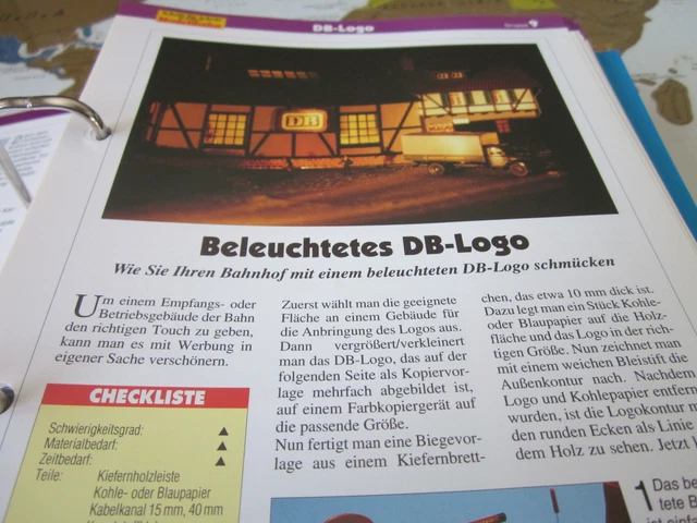 MODELLBAHN SCHRITT FÜR Schritt 9 B Db Logo beleuchtet EUR 4,60 ...