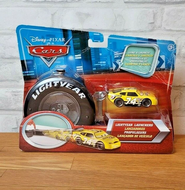 CARS DIECAST LIGHTYEAR Launchers Sidewall Shine #74 Toy Car Disney ...