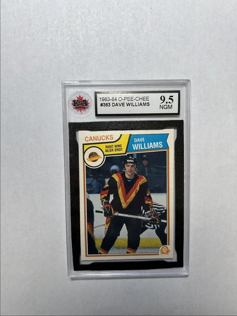 1983-84 O-PEE-CHEE DAVE Williams (PP). #363 KSA 9.5 $11.50 - PicClick CA