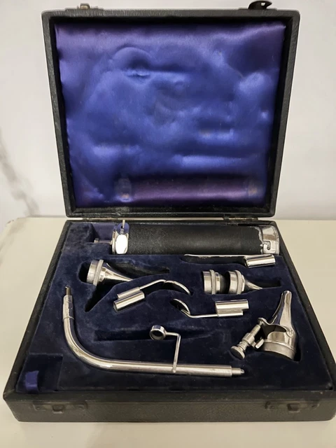 1940S GOWLANDS OPHTHALMOSCOPE Diagnostic Set - Vintage Medical ...