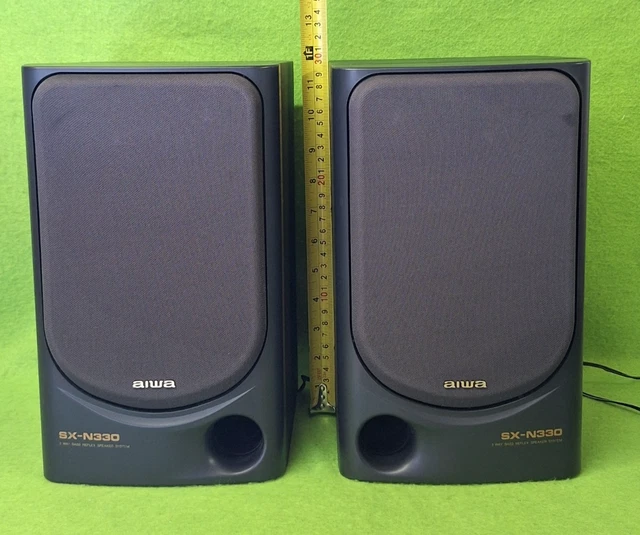 VINTAGE AIWA SX-N330 Speakers Hi-Fi Stereo System Speaker's Pair Tested ...