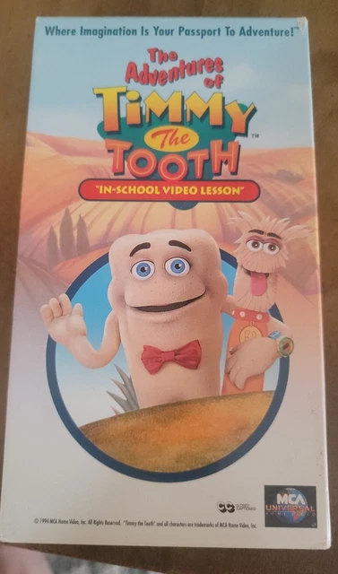 BANDE DÉMO VHS The Adventures Of Timmy The Tooth In School 1994 EUR 15 ...