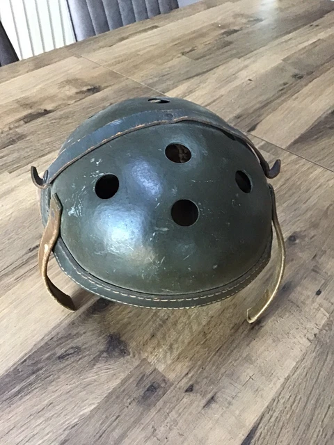 WW2 US ARMY Tanker Helmet Original £236.00 - PicClick UK