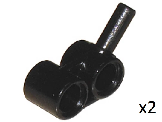 LEGO 85940 BLACK Technic, Liftarm, Modified Bar 1 x 2 Parts x2 EUR 1,20 ...