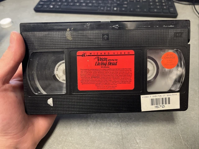 VIRGIN AMONG THE Living Dead (VHS, 1990, HQV, Inc) | Used Tape Only ...