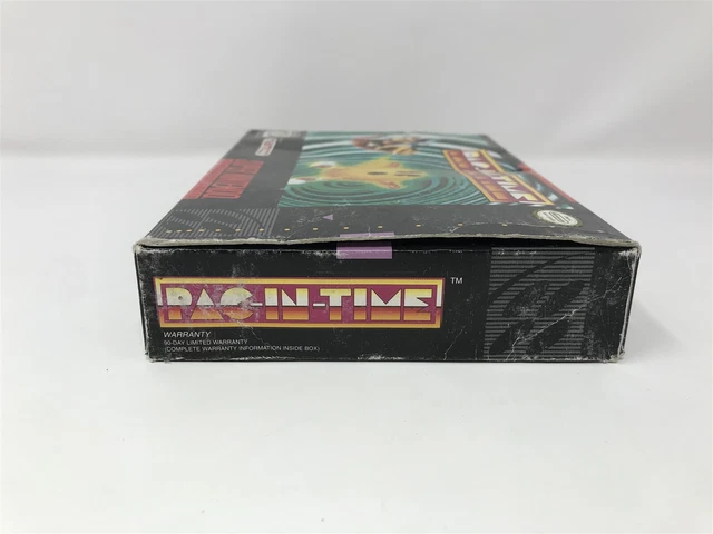 PAC-IN-TIME - SUPER Nintendo SNES - Original box only RARE $78.99 ...