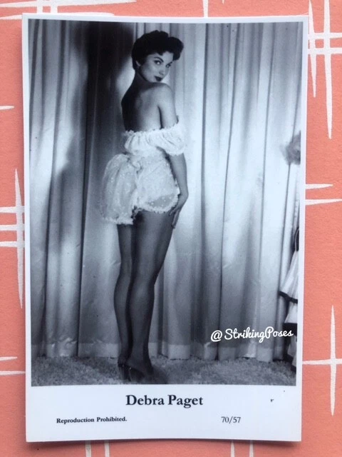 DEBRA PAGET FILM Star Postcard Repro 1950s actress pin up Swiftsure 924 £4.99 - PicClick UK