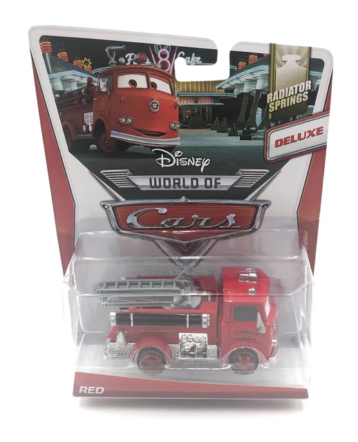 WORLD OF CARS Deluxe RED Fire Truck Disney-Pixar Brand New £25.67 ...