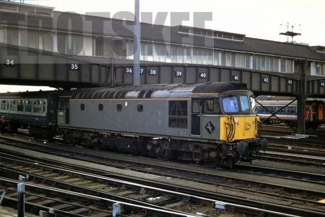 35MM SLIDE BR British Railways Diesel Loco 33101 Class 33 1993 Original ...