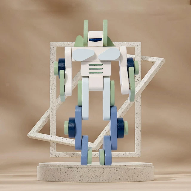 WOOD TRANSFORMING ROBOT Motor Skills Crafts Projects DIY Wood Crafts ...