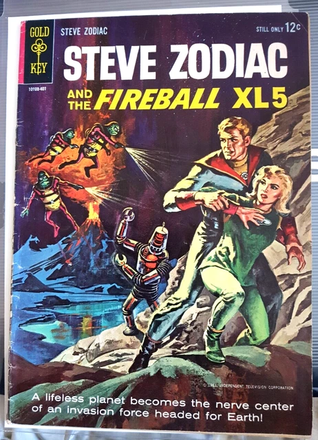 FIREBALL XL5 STEVE Zodiac Gold Key comics 1963 Gerry Anderson ...