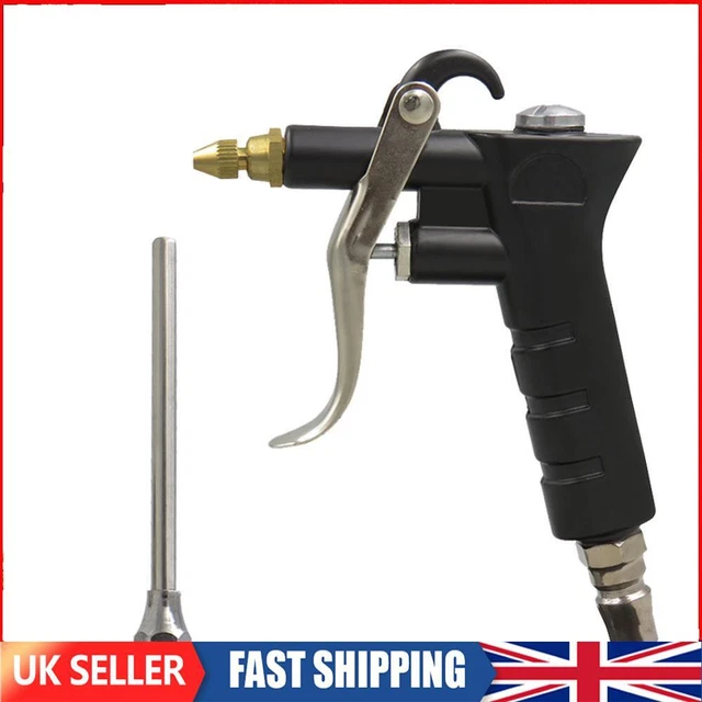 AIR BLOW SPRAY Gun Pistol Trigger Cleaner Compressor Dust Blower Nozzle ...