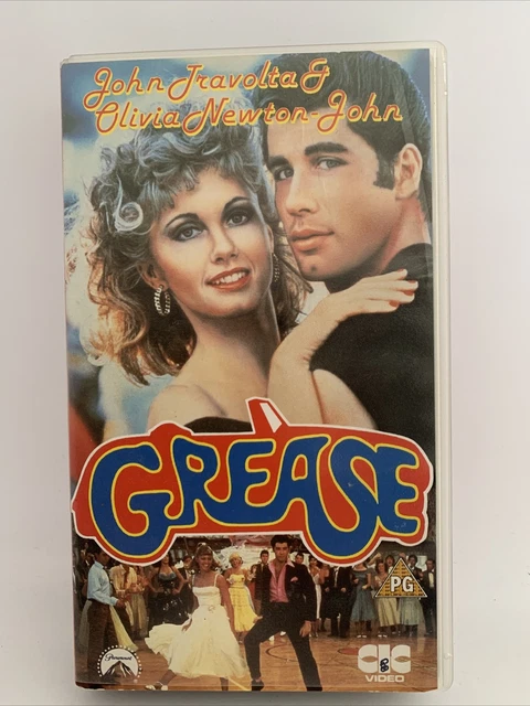 GREASE VHS PAL CIC Video John Travolta Olivia Newton-John £5.00 ...