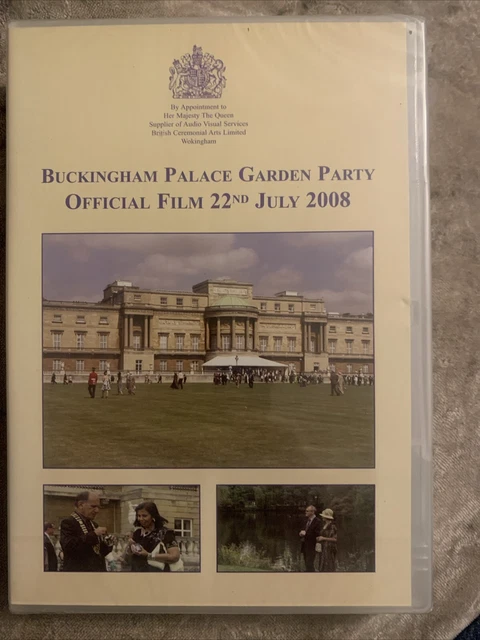 BUCKINGHAM PALACE GARDEN PARTY OFFICIAL FILM 22nd JULY 2008 - DVD - NEW ...