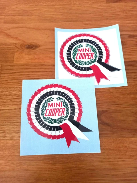 CLASSIC MINI COOPER S Rover Rear Quarter Decals Rare RSP Mpi Works ...