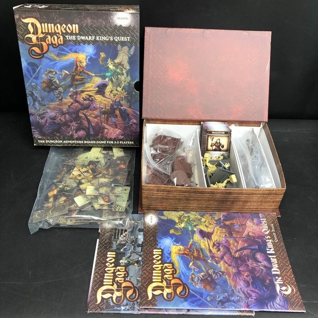 JEU DE SOCIÉTÉ Dungeon Saga The Dwarf Kinds Quest MGDS01 Adventure ...