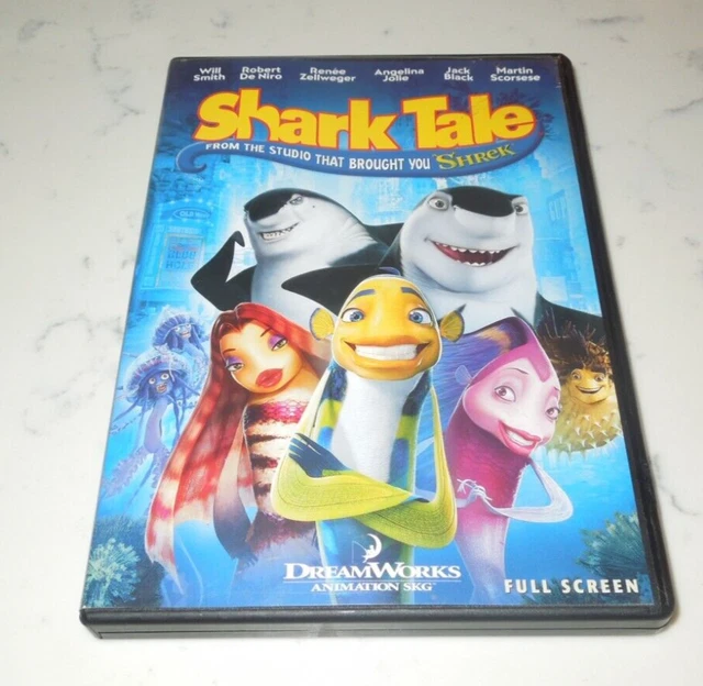 SHARK TALE (DVD, 2005, Full Frame) Dreamworks Movie Kids Animation EUR ...