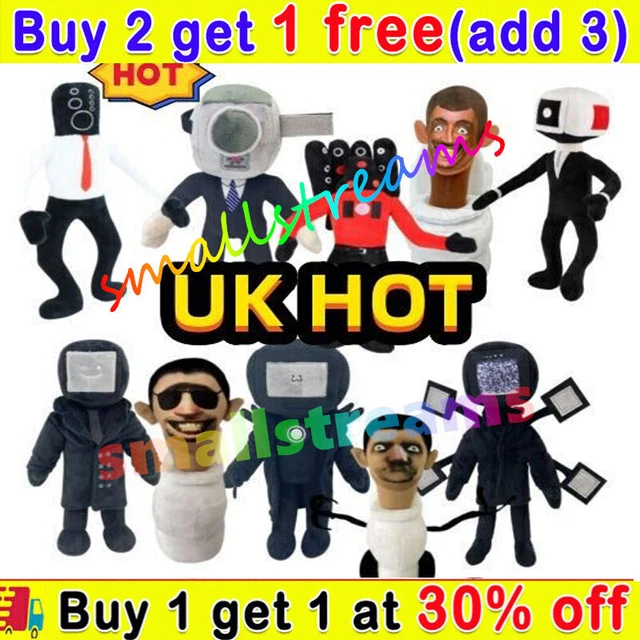 Skibidi Toilet Plush Toiletman Doll Cameraman Speakerman Stuffed Toys