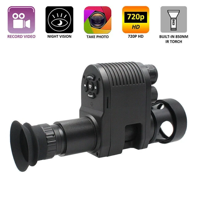 DIGITAL NIGHT VISION PRO 3 Rifle Scope Hunting Sight IR 720P Camera W ...