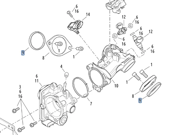 HARLEY-DAVIDSON MILWAUKEE EIGHT Intake Seals (pair) 27300087 x 2 £17.99 ...