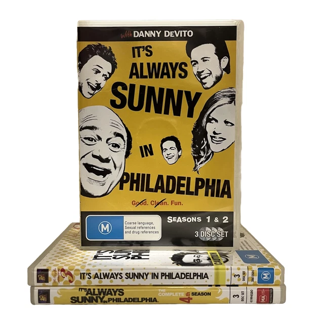 IT'S ALWAYS SUNNY In Philadelphia Season 1-4 DVD Like New Region 4 ...