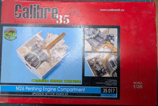 M26 PERSHING ENGINE Compartment Calibre 35 35017 1:35 £37.12 - PicClick UK