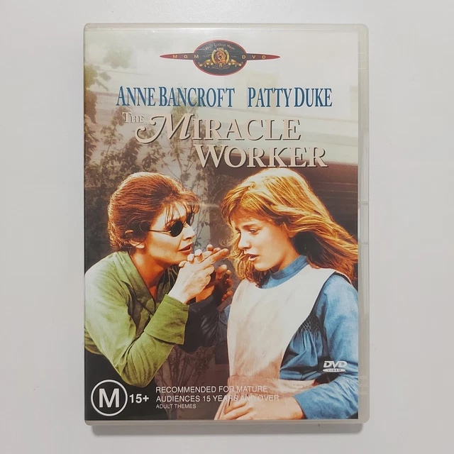 THE MIRACLE WORKER DVD Region 4 (1962 Movie) Anne Bancroft/Patty Duke ...