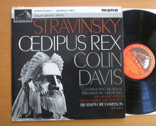 ALP 1960 STRAVINSKY Oedipus Rex Colin Davis HMV Red Gold Mono NM ...