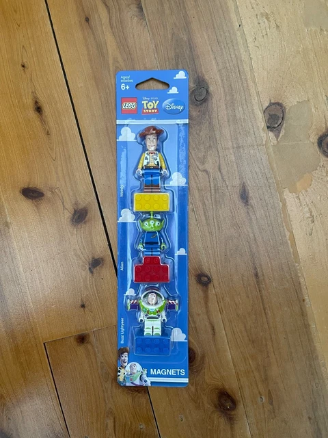 LEGO TOY STORY Minifigure Magnets (852949) Woody, Alien, Buzz Lightyear ...