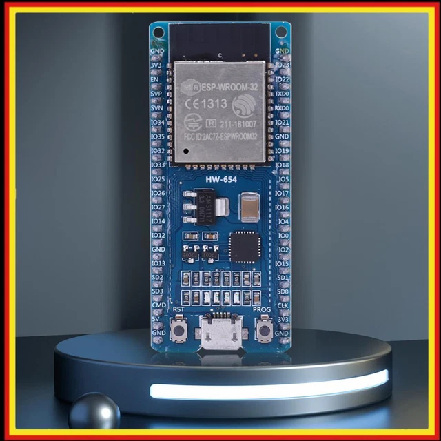 ESP WROOM 32 Modulo compatibile WiFi Bluetooth modulo di sviluppo CPU ...